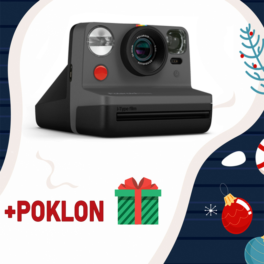 Polaroid Now Aparat Crni Gen 2 (Black) – BG Elite Foto